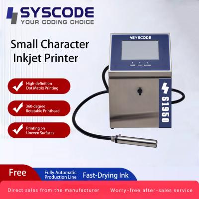 China Syscode 1900 Series Industrial Inkjet Coder IP55 IP65 50micron Nozzle for Beverage Coding for sale