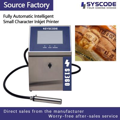 China Food Packaging CIJ Printer IP66 Industrial Inkjet Coder 345m/min 12 Month Maintenance for sale