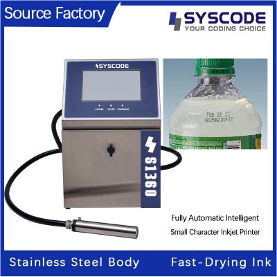 China Syscode 1360 Small Character Inkjet Printer IP55/IP66 Stainless Steel 12 Month Maintenance Cycle Dairy Coding for sale