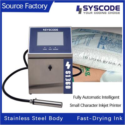 China Cosmetics CIJ Printer IP66 Inkjet Coder 50μm Nozzle 345m/min for Glass Plastic Metal Packaging for sale