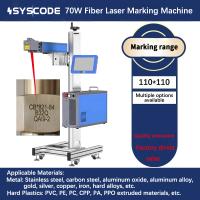 China 70W Fiber Laser Marking Machine 1064nm for Metal and Hard Plastic Industrial Coding for sale