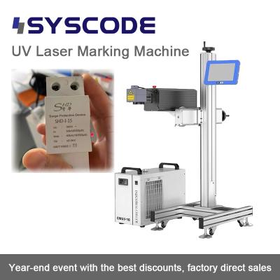 China Industrial 355nm UV Laser Marking Machine with 10-inch Touchscreen, 0.01mm Accuracy for Glass and Electronics for sale