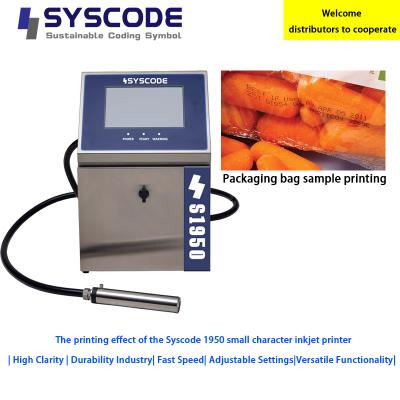 China Syscode S1950 Multi-Line High-Speed Inkjet Coder 368m/min Food Grade CIJ Printer for sale