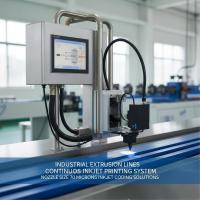 China Industrial Extrusion Lines Continuous Inkjet Printing System Incorporating Nozzle Sizes 70 Microns Ensuring Inkjet Coding Solutions for sale