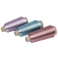 China Ms Type Lurex Embroidery Thread Gold Metallic Silver Yarn 75D Yarn Count for sale
