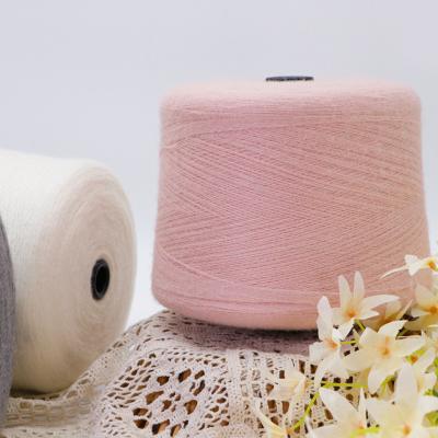 China Macrame Dyed Acrylic Blend Yarn Cashmere Like Knitted Fancy 2/36Nm for sale