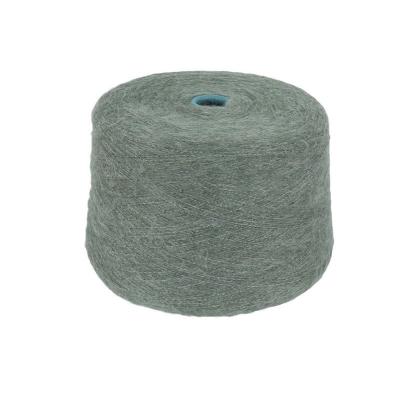 China Spandex Polyester / Acrylic Milk Dyed 57% Cotton Mixed Sweater Yarn Pure Color Cashmere Like Nylon for sale