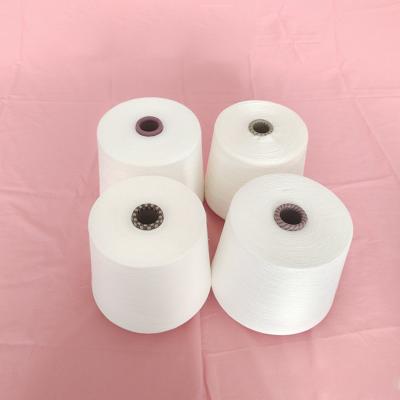 China Stretch Acrylic Blended Crochet Knitting Yarn Spandex 35% Milk 18S/2 Stand Tencaity Weaving for sale