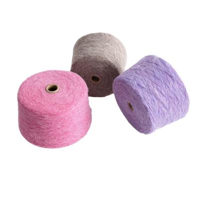China Spandex 18S/2 Raw Macrame Feeling 100% Tencaity Color Stand Quality Nylon 35% Cotton Blended Soft Acrylic Spun Yarn for Weaving for sale