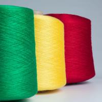 China Dyed Tenacity Knitting Vortex Fancy Yarn For Custom Filament O/E Sewing 120D/2 Viscose Rayon Yarn for sale