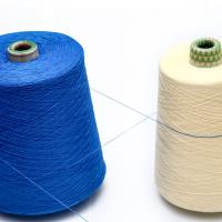 China White Spun 202 Ring Spun Polyester Yarn For Sewing Dacron 50D-600D Dyed Filament 20S/3 Cotton Melt 30/1 Fiber for sale