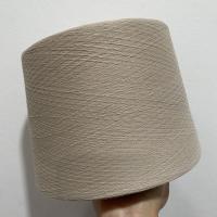 China Anti Bacterial Dope Ring 403 Cotton Polyester Blend Yarn High Strength White for sale