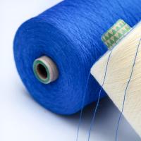 China Cotton Shirt 20S/3 High 100% Dyed Mono Yarn Polyester 210D Sewing Light 300D-1200D Melt Recycled Cotton Yarn for sale