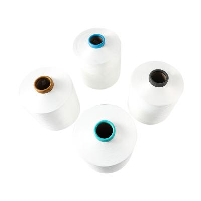 China Monofilament Sewing 100 Spun Polyester Yarn Anti Bacterial Elastic Cotton Weft 203 20S/3 for sale