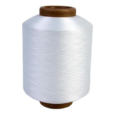 China 100/48 Ply Air 75D Coated  Polyester Covered Spandex Yarn 87% Elasticity Filament Rubber for sale