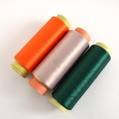 China Garment Dty Sewing textile polyester yarn 402 210D Dyed Light Hot Dope Monofilament 36F Dull(Sd)150/48 for sale