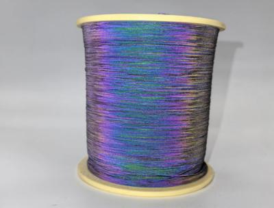 China High Visibility Rainbow Reflective Yarn Reflective Thread For Sewing Clothing And Knitting for sale