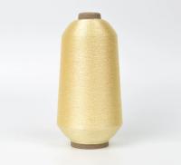 China 150d Pure Gold And Pure Silver Metallic Embroidery Yarn Gassed Technics for sale