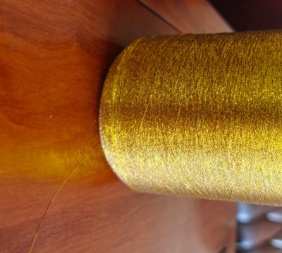 China 150d 5000y 128g Untwist Rayon Metallic Yarn Embroidery Thread For Machine for sale