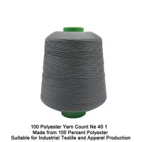 China 100 Polyester Yarn Count Ne 40 1 Made from 100 Percent Polyester Suitable for Industrial Textile and Apparel Production for sale
