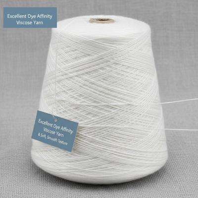China Excellent Dye Affinity Viscose Yarn Providing Elongation 10-20 Percent And Soft And Smooth Texture Ideal For Fabric Manufacturing for sale