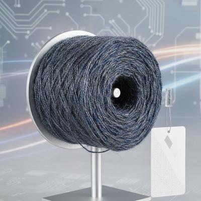 China Highly Breathable Conductive Yarn Featuring 10-20 Percent Elongation Perfect for Electronic Textile Production Smart Wearable Fabric for sale