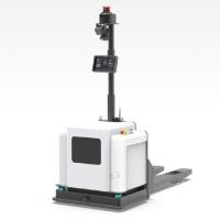 China Pallet Handling Automated Guided Vehicle - 2000kg Capacity Unmanned Forklift with 1.5m/s Speed for sale