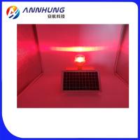 China Single Aviation Solar Powered Obstruction Light Low Intensity Warning Tower Led for sale