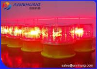 China Low Intensity Faa L810 Solar Aviation Obstruction Light Red Dusk-To-Dawn Operation for sale