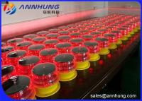 China 20fpm Solar Powered Aviation Lights LED Aviation Obstruction Type for sale