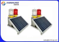 China Tower Crane Solar Powered Aviation Light With SUS304 Stainless Steel Case for sale