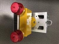 China Low Intensity Double Obstruction Light Solar Powered Aviation Lights FAA L-810 for sale