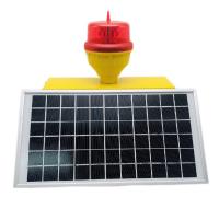 China Solar Powered Low Intensity Single Aviation Obstruction Light ICAO Type B Obstruction Light for sale