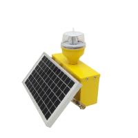 China Solar Powered Low Intensity Single Aviation Obstruction Light ICAO Type B Obstruction Light for sale