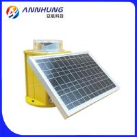 China Red Flashing Solar Obstruction Light 2000cd 20FPM Medium Intensity For Communication Tower for sale