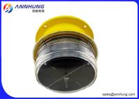 China Red Solar LED Aviation Obstruction Light for Tower Crane and Wind Turbine for sale