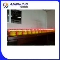 China ICAO 60FPM Solar Tower Warning Light 10cd 32.5cd Red Aircraft for sale