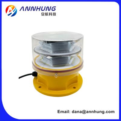China 24hours Working Aircraft Warning Light with 360 Horizontal Output and 3 Vertical Divergence for Aviation Safety for sale