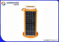 China Red Solar Aviation Obstruction Light with High Efficient LED Chip for sale