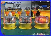 China Remote Control  Solar Aviation Obstruction Light , High Efficient  LED Solar Light for sale