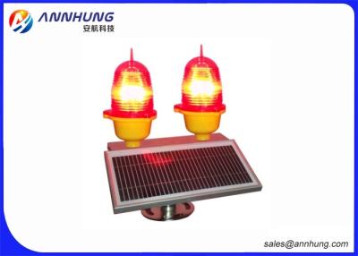 China Steady Solar Aviation Obstruction Light  With Bird Needle To Prevent Bird Drop for sale