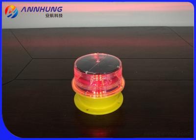 China Built - In Photocell Solar Obstruction Light Steady - Burning Mode For Power Plant Chimneys for sale