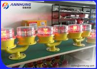 China Standby Solar Aviation Obstruction Light , Low - Intensity Double Solar Airfield Lighting for sale
