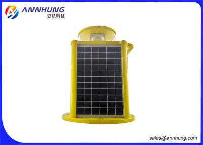 China Red L864 Solar Aviation Obstruction Light , Medium - Intensity Solar Airfield Lighting for sale