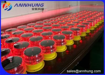 China 2 Years Warranty Solar Powered Aviation Lights Obstruction Lamp For Tall Structures for sale