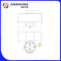 China Solar Aviation Obstruction Light ICAO Red Flashing IP66 20-60FPM 2000cd Solar Tower Warning Light for sale
