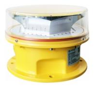 China Solar Aviation Obstruction Light LED Red Medium Intensity with IP66 Aluminum Alloy and ≥2000cd Brightness for sale