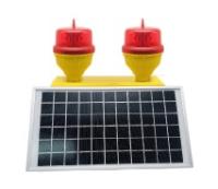 China Solar Powered IP66 Waterproof Double Aviation Obstruction Light with 100,000 Hours Lifespan and Dusk-to-Dawn Operation for sale