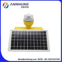 China Solar Powered IP66 Waterproof Double Aviation Obstruction Light with 100,000 Hours Lifespan and Dusk-to-Dawn Operation for sale