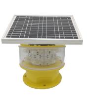 China Medium Intensity Solar Powered Aviation Lights High Chimney Bulding Safety for sale